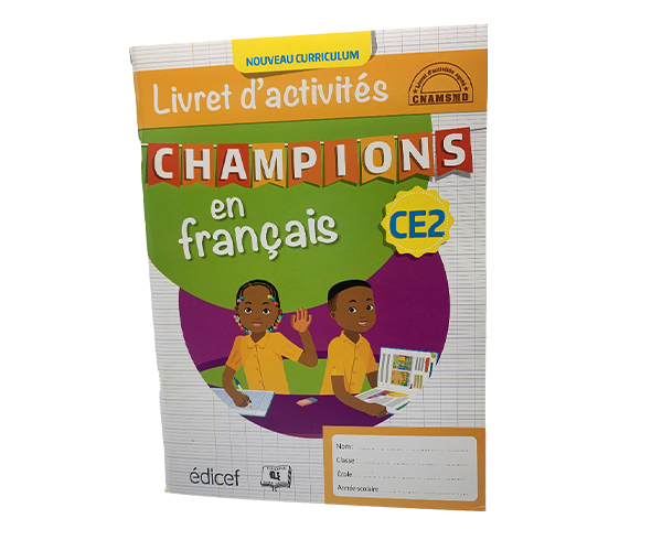 LIVRET D'ACTIVITES CHAMPIONS EN FRANCAIS CE2 | PETIT MBOPPI